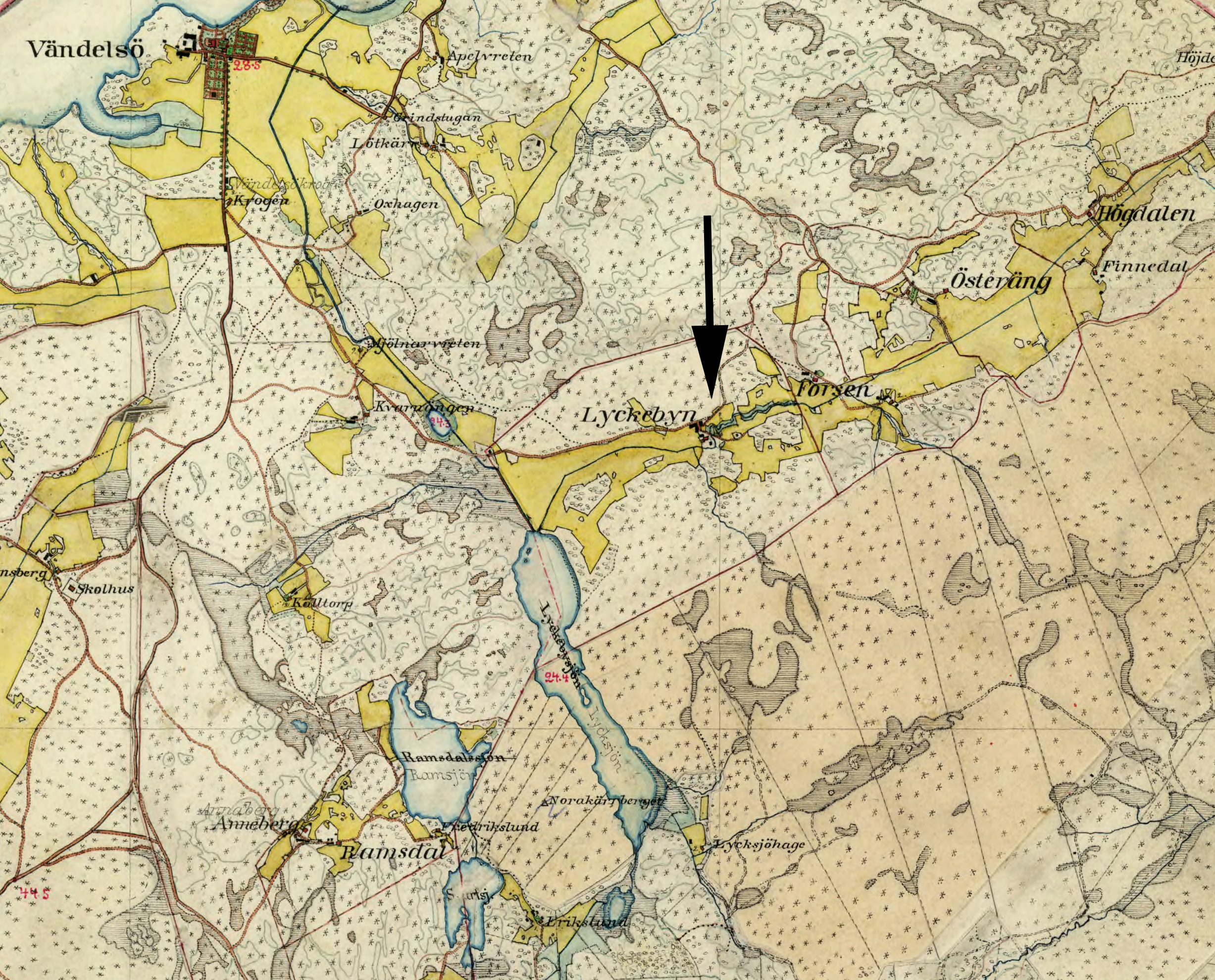 Lyckeby, hemman under Vendelsö – haninge.org